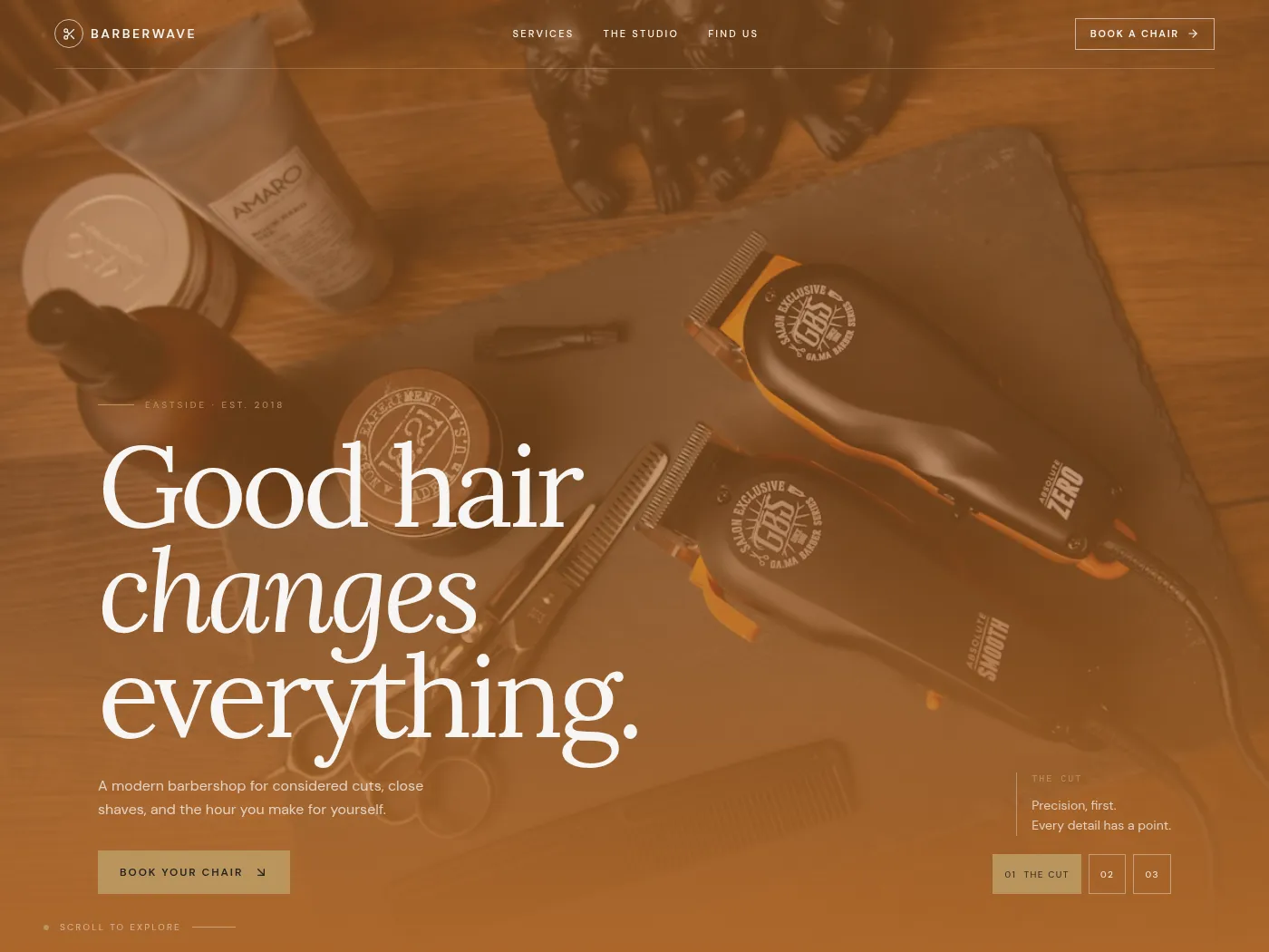 BarberWave Website