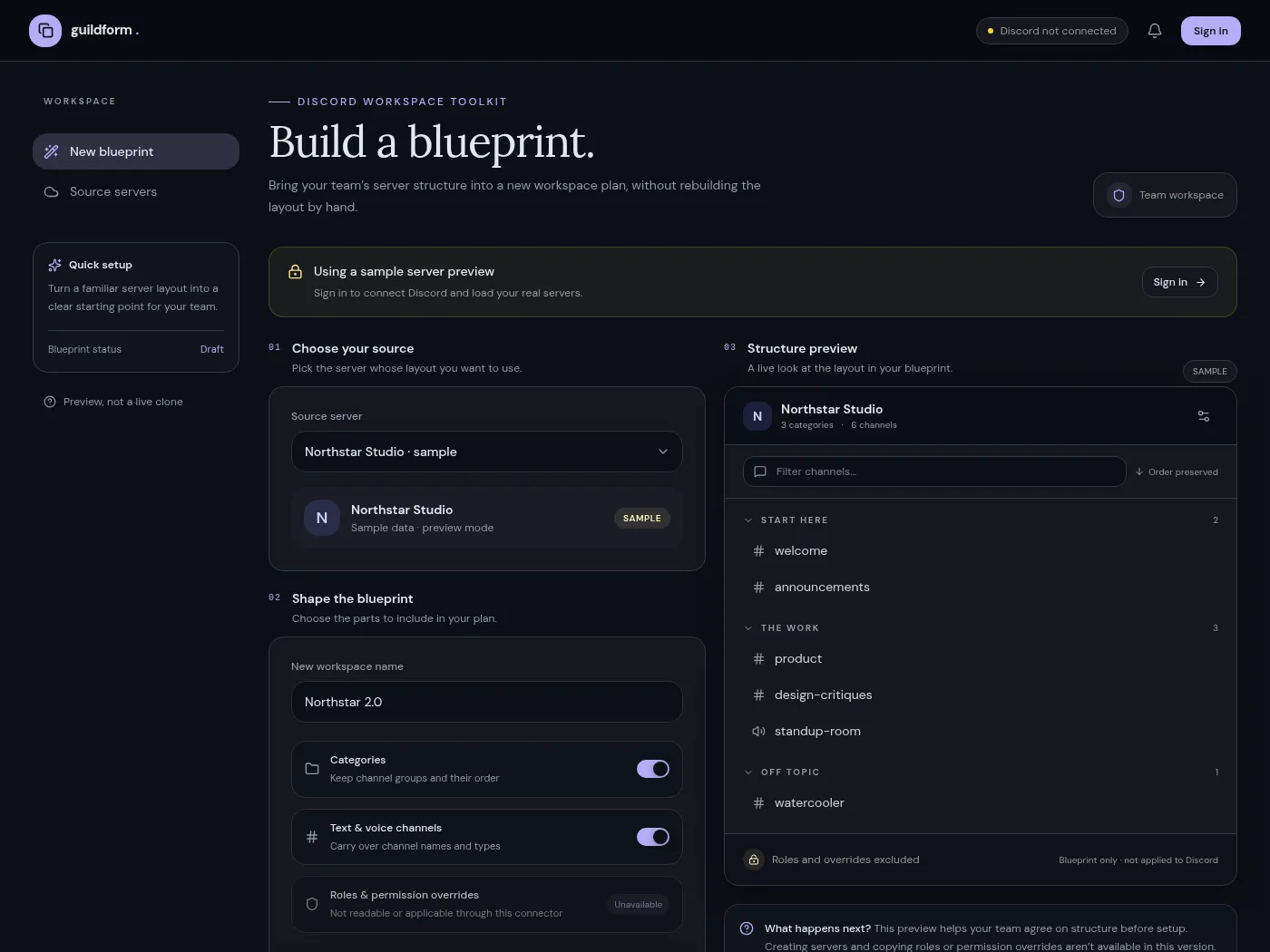 Discord Workspace Cloner