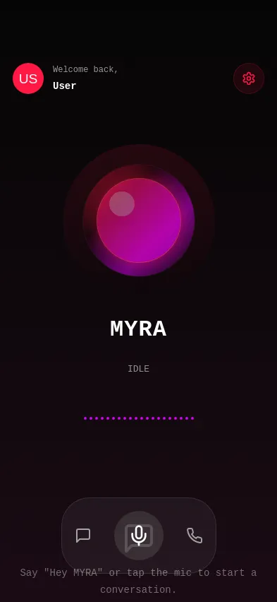 MYRA AI Voice Assistant (Remix)