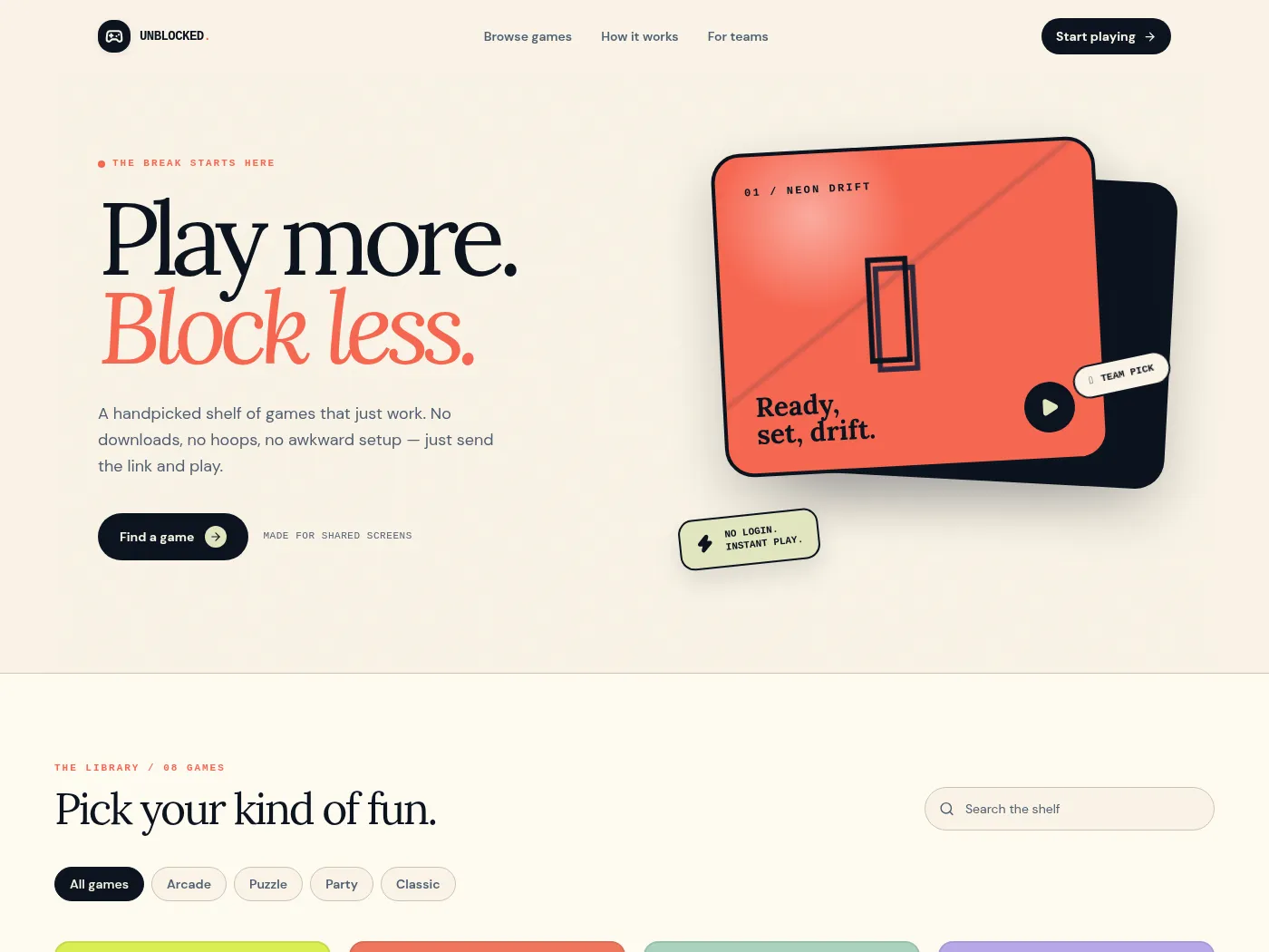 Unblocked Play Hub