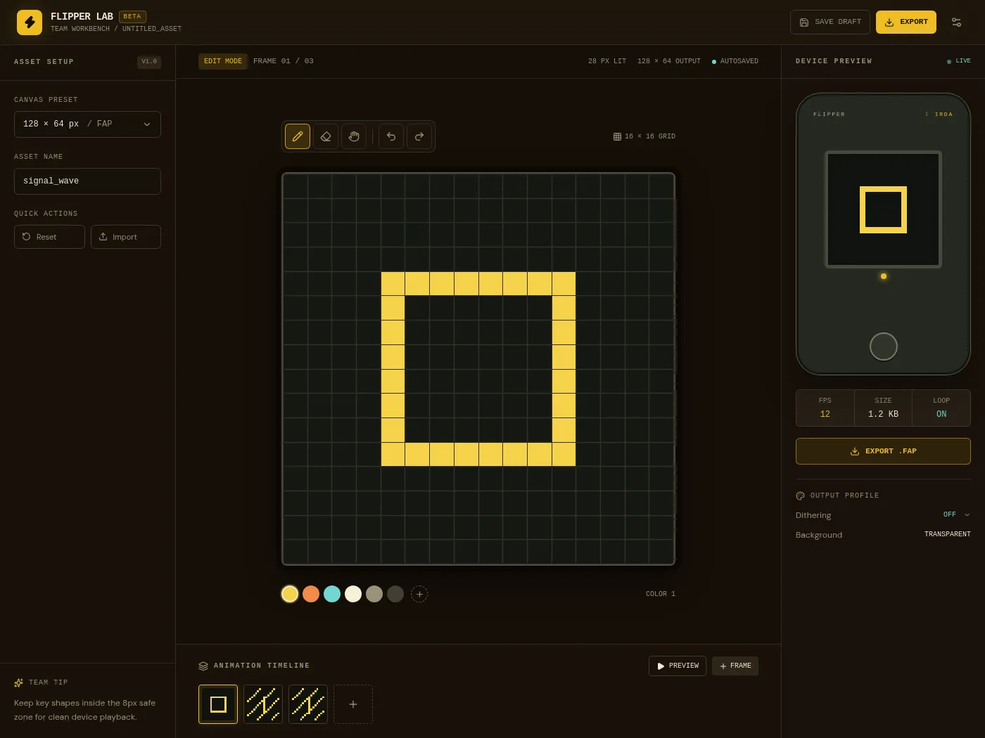 Flipper Zero Art Maker