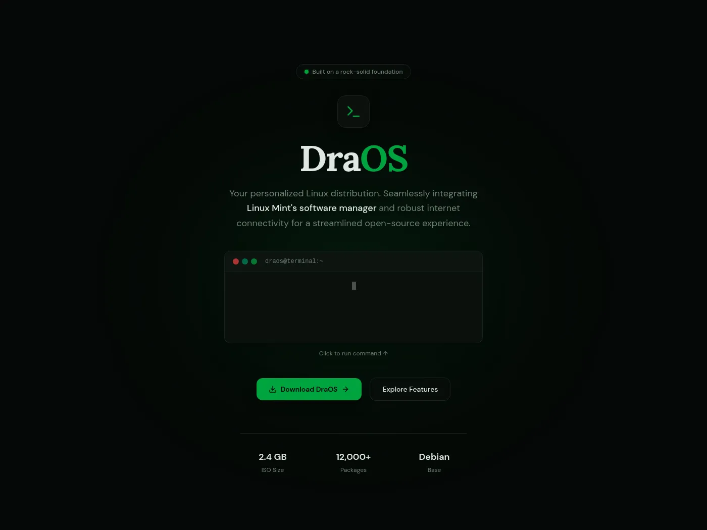 DraOS Custom Linux Distro