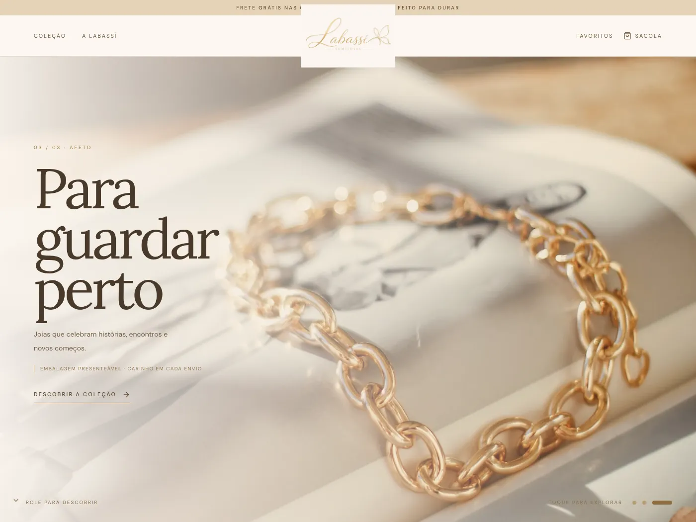Semijoias Shop Site