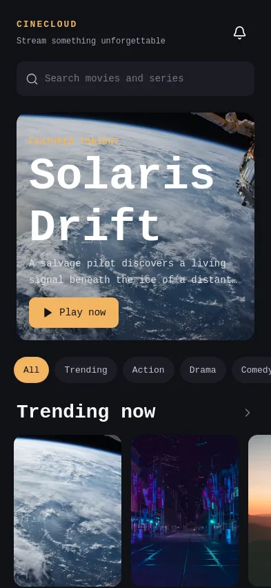 CineCloud Mobile Streamer