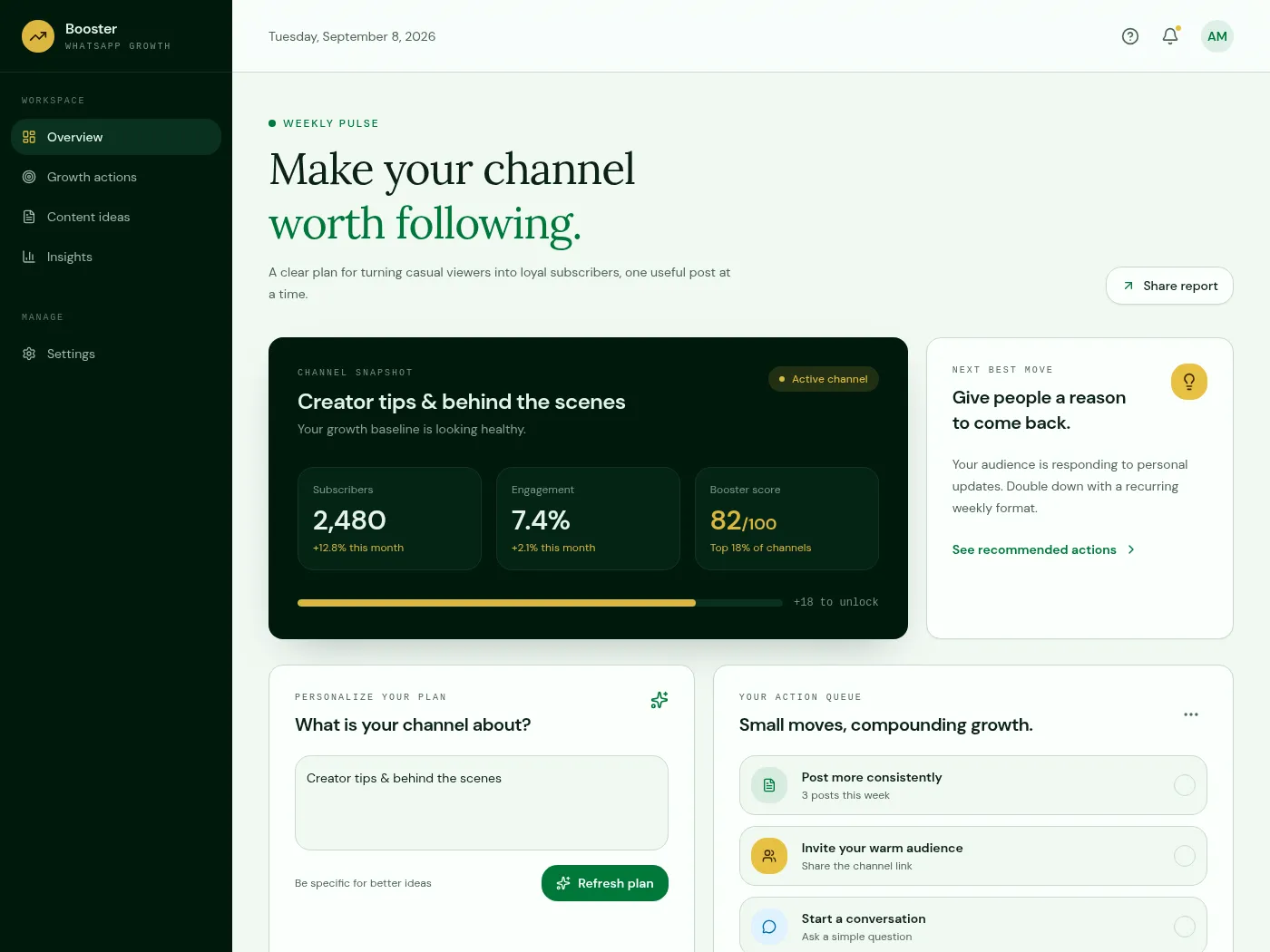 WA Channel Booster