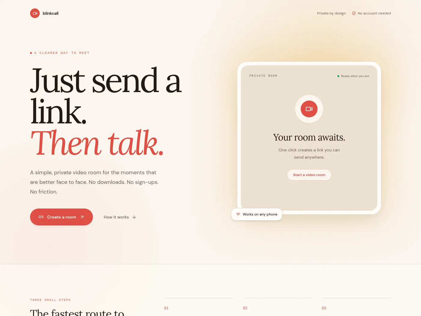 Instant Video Link Chat