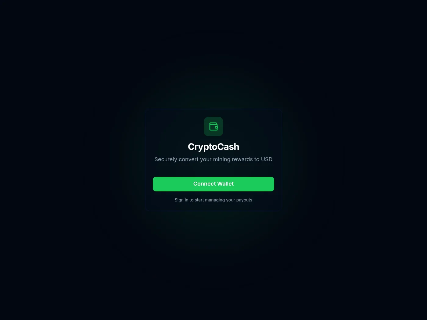 CryptoCash Dashboard