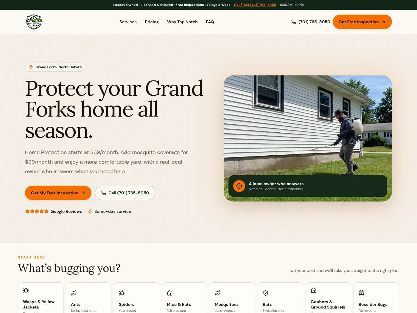 Top Notch Pest Site