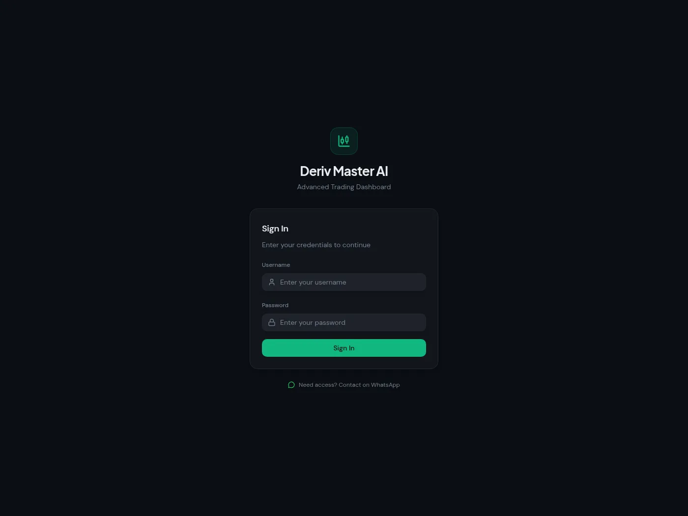 Deriv Master AI Tool