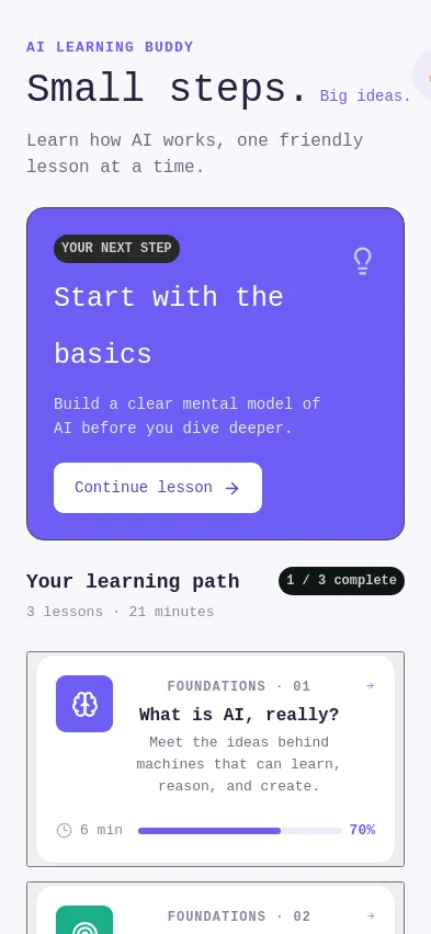 AI Learning Buddy