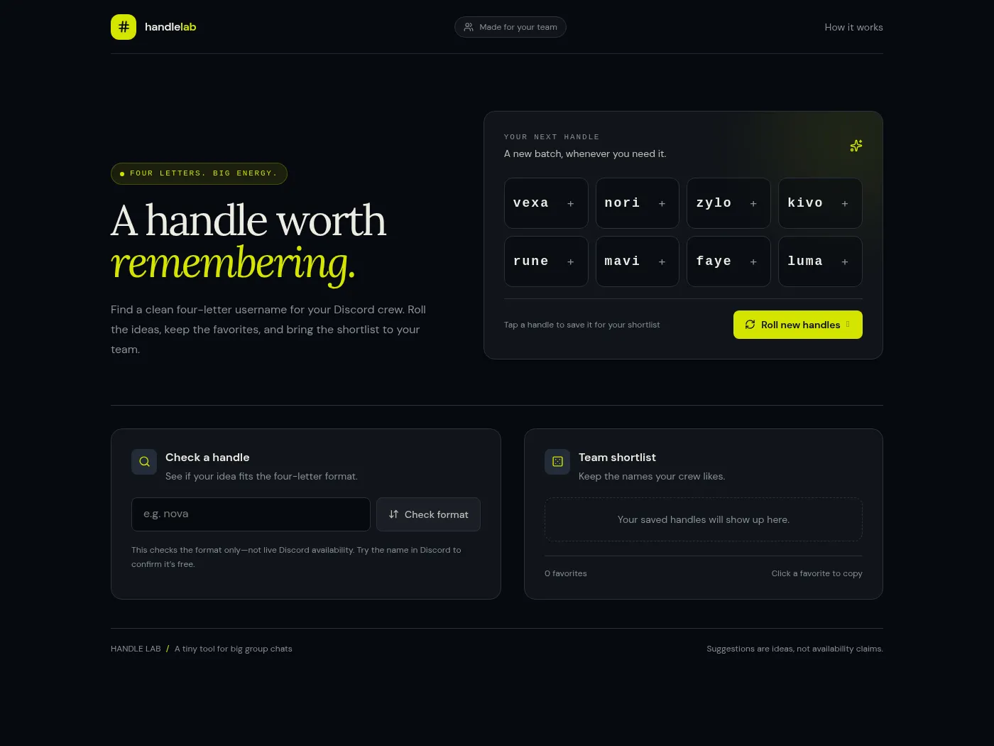 Discord Handle Finder