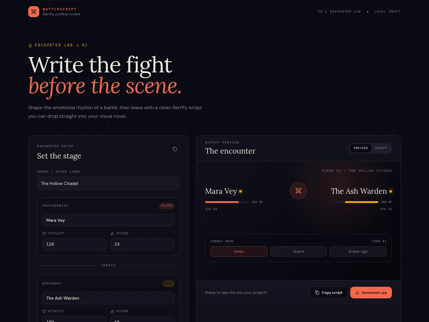 BattleScript Game