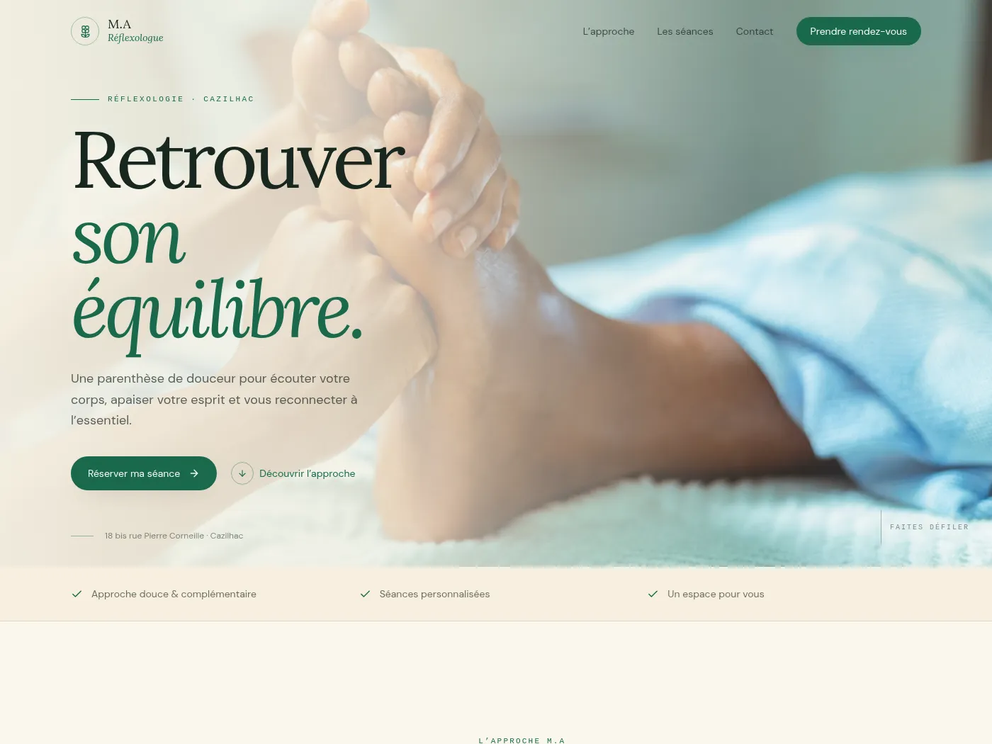 Magali Reflexologie Site