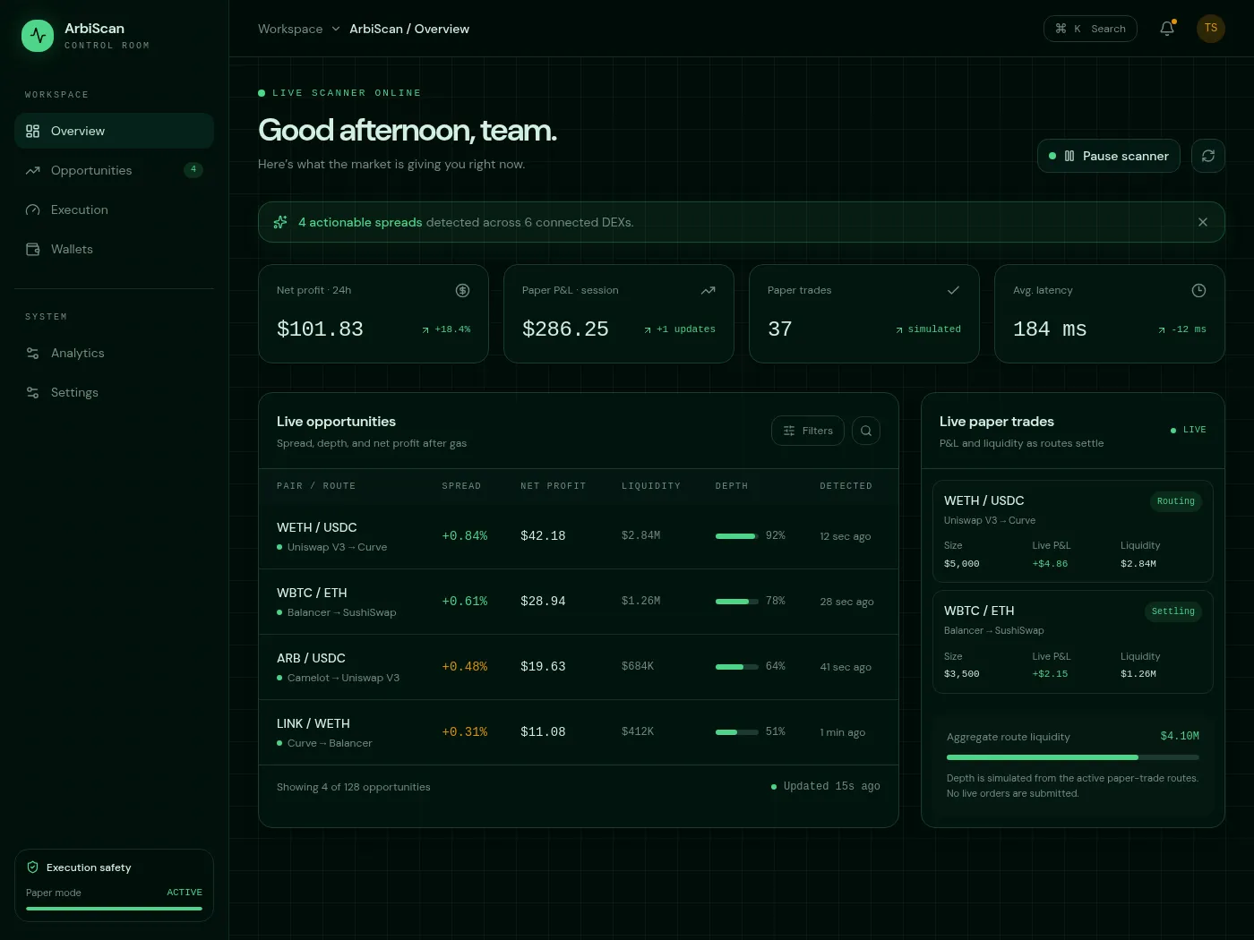 ArbiScan DEX Bot