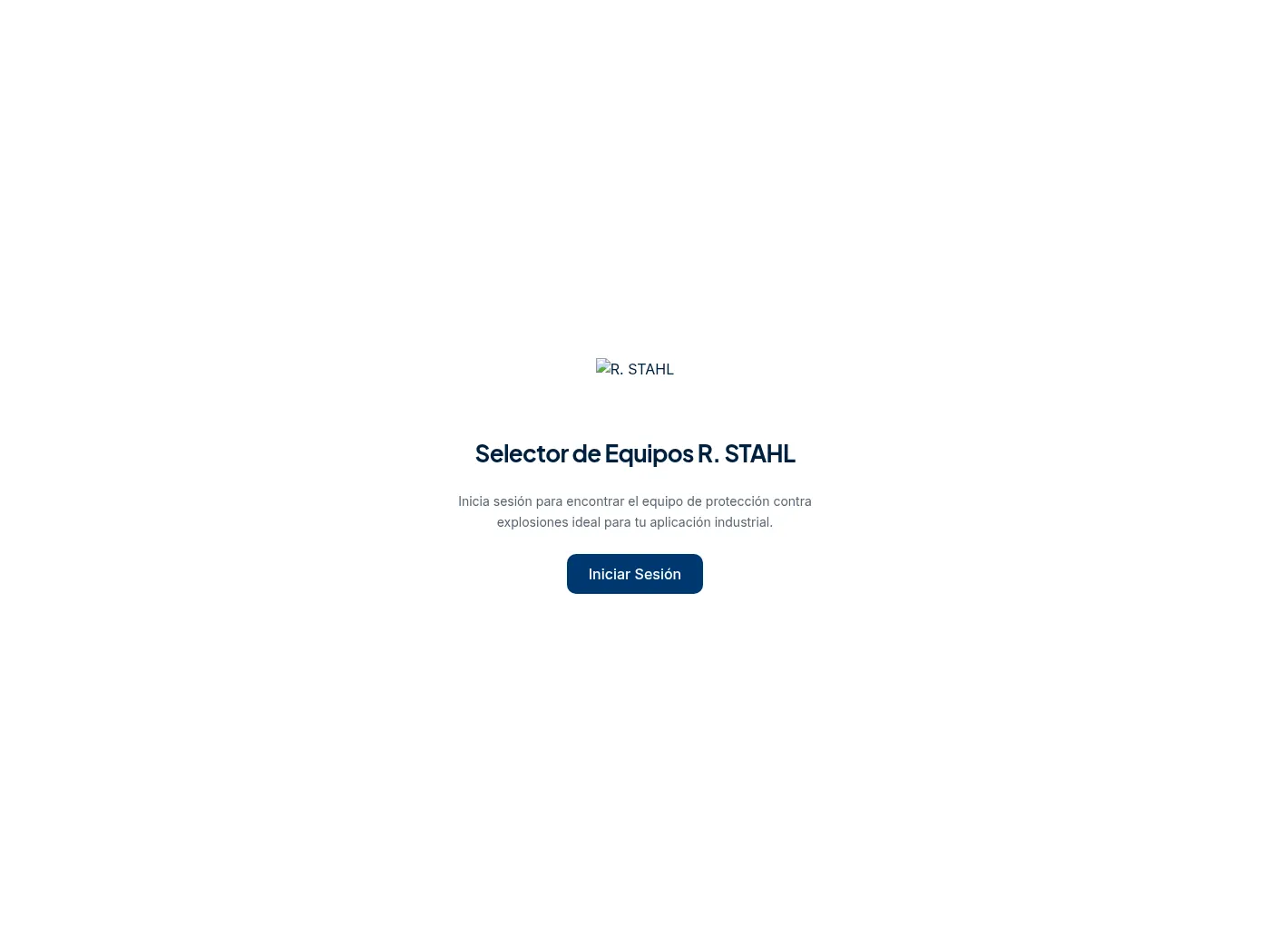 Selector de Equipos Stahl