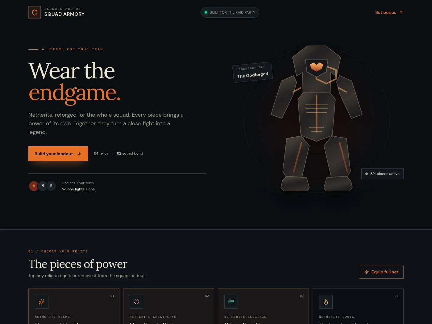 Netherite God Armor Addon