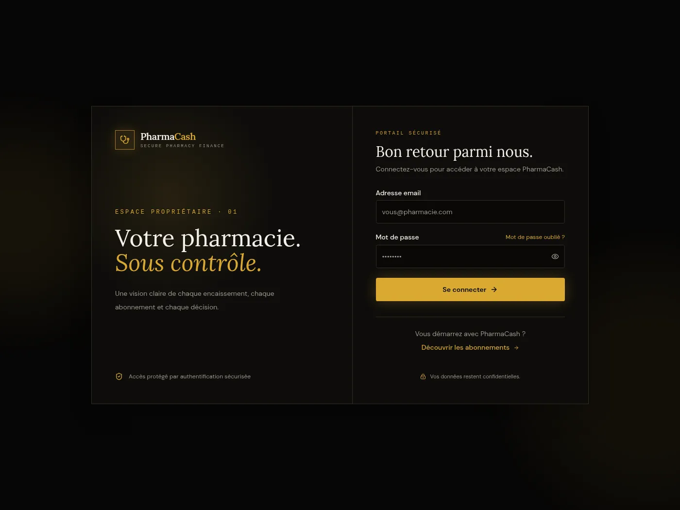 PharmaCash Admin Suite