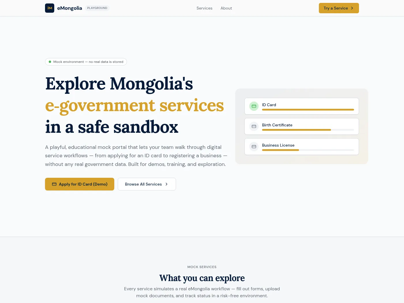 eMongolia Playground