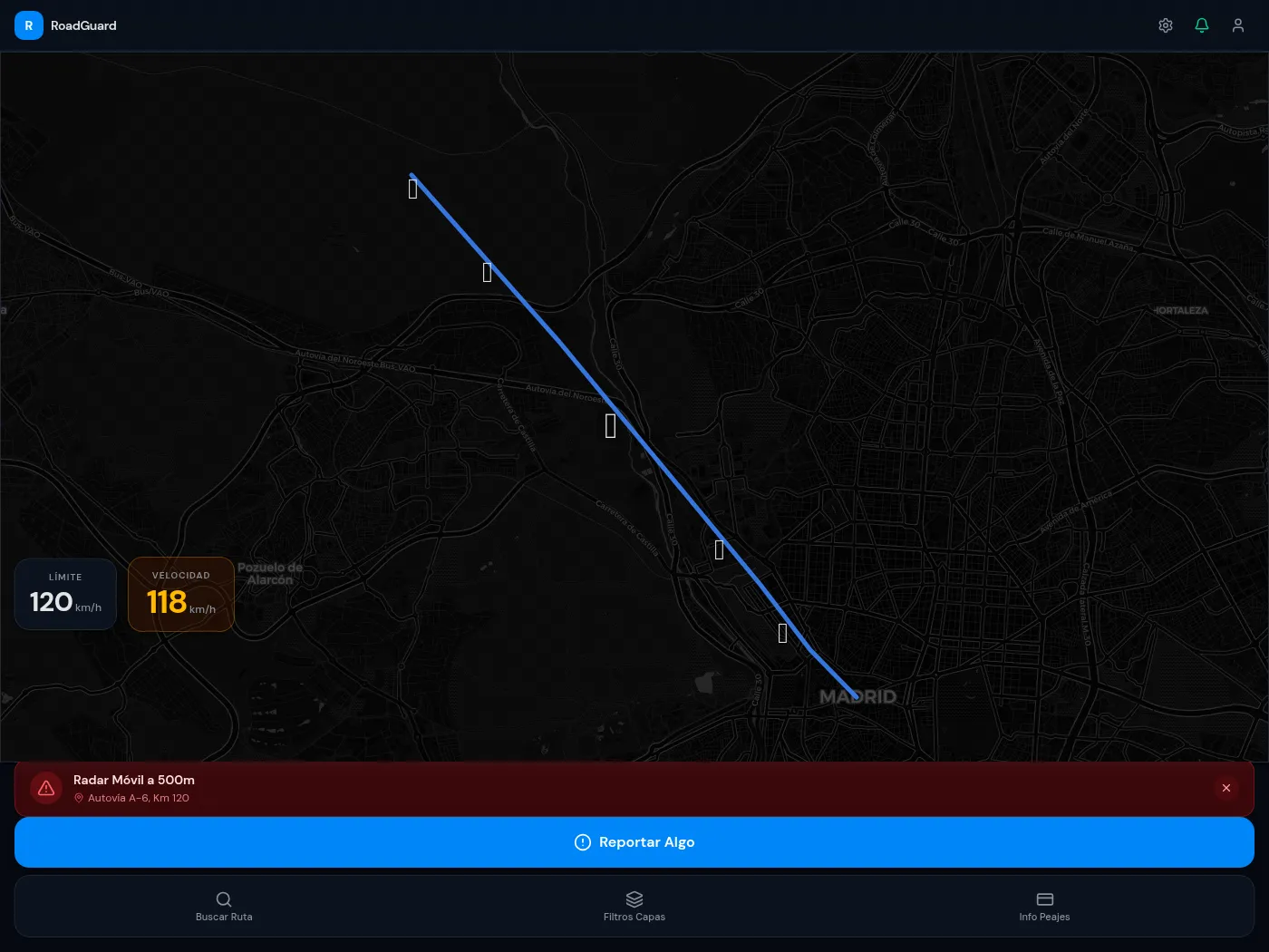 RoadGuard Dashboard