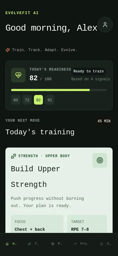 EvolveFit AI