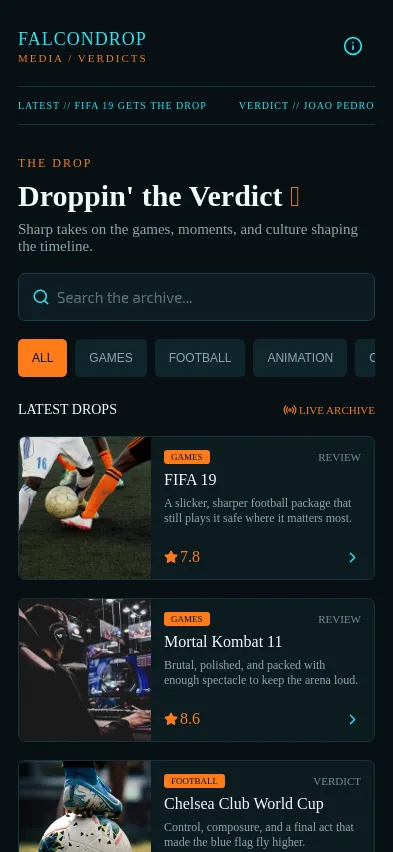 FalconDrop Media