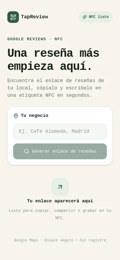 NFC Review Linker