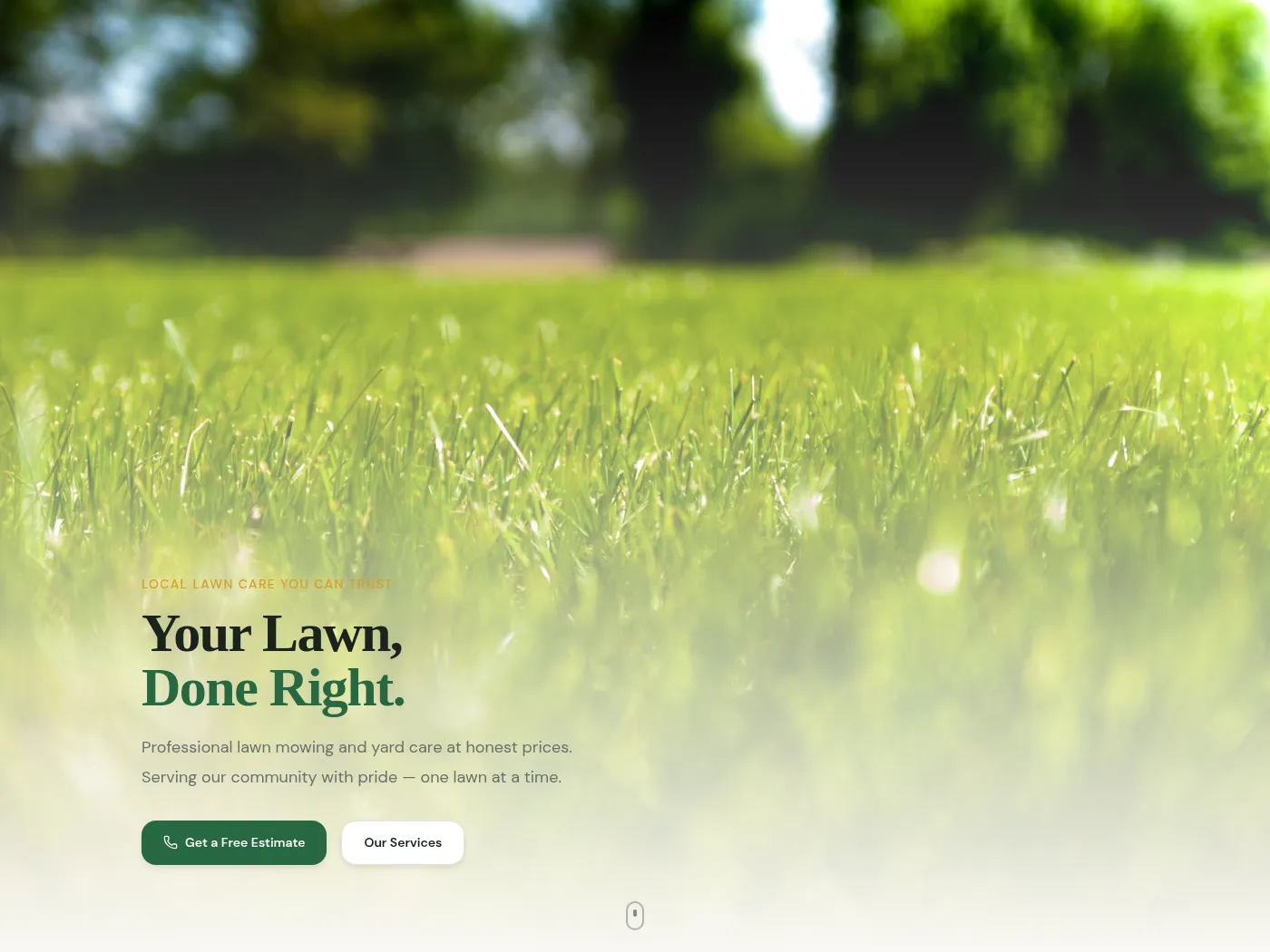 MB's Lawn Service Site