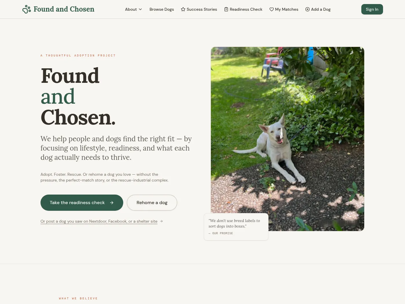 Found & Chosen