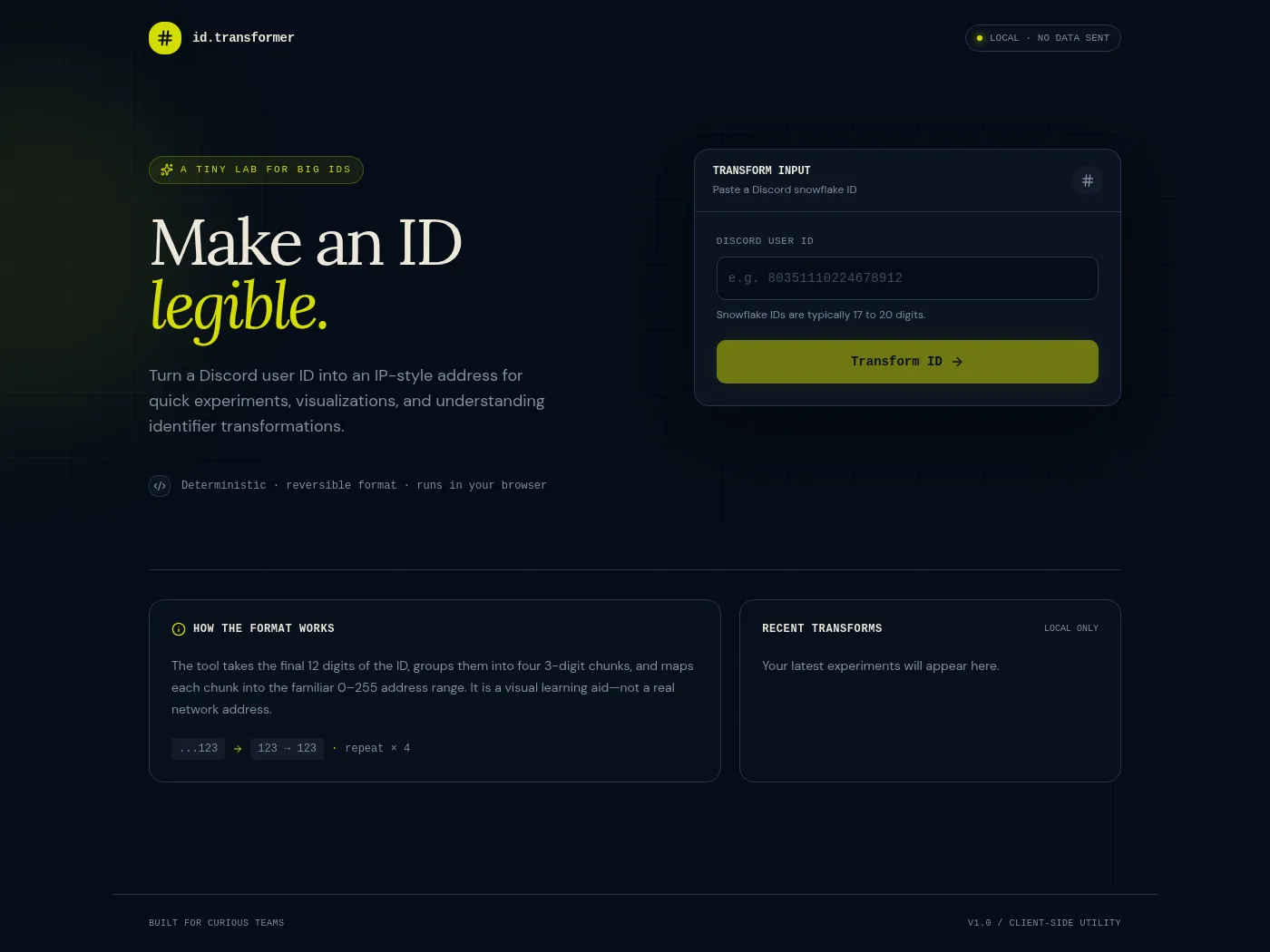 Discord ID Transformer