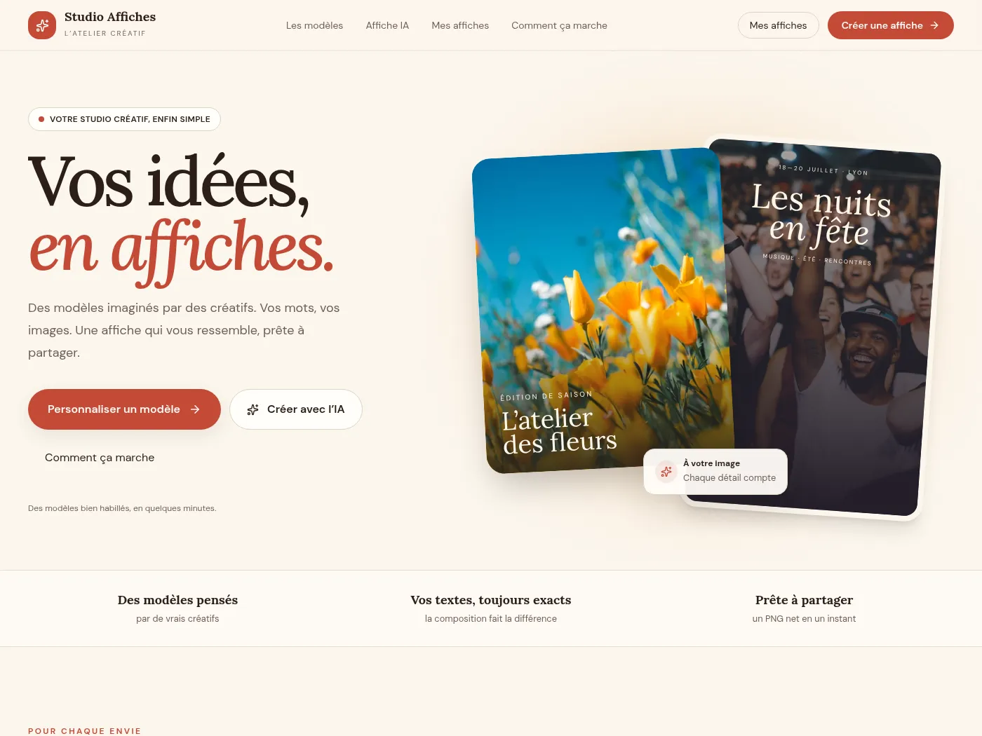 Studio Affiches IA