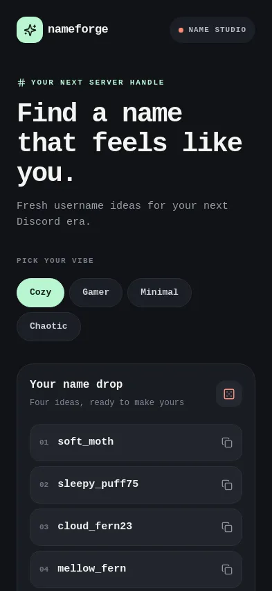 Discord Username Bot