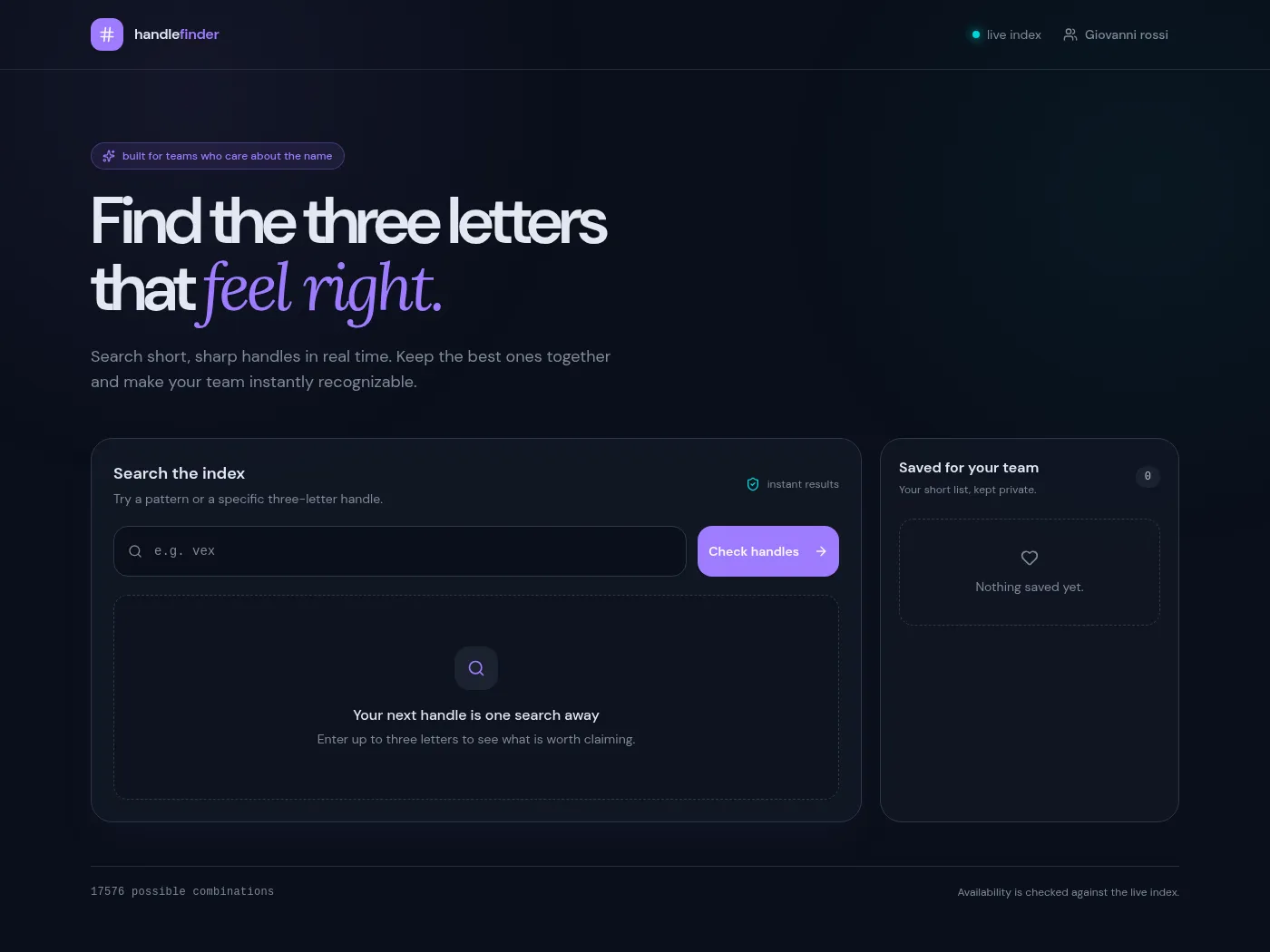Discord Handle Finder
