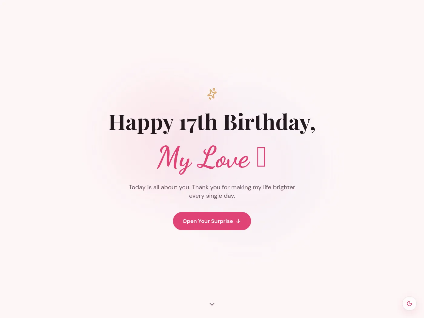 Birthday Magic Romance Site