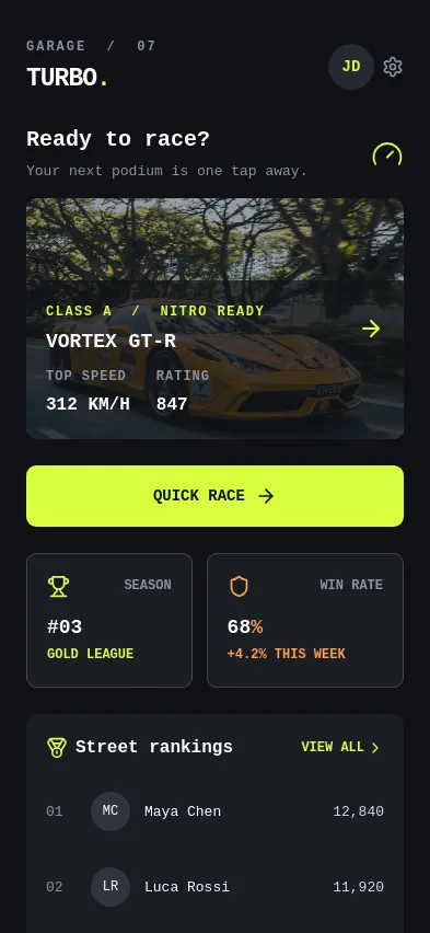 Turbo Racer Mobile