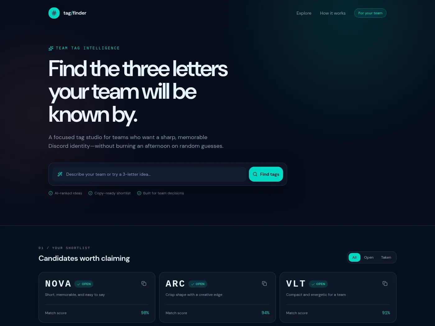 Discord Tag Finder
