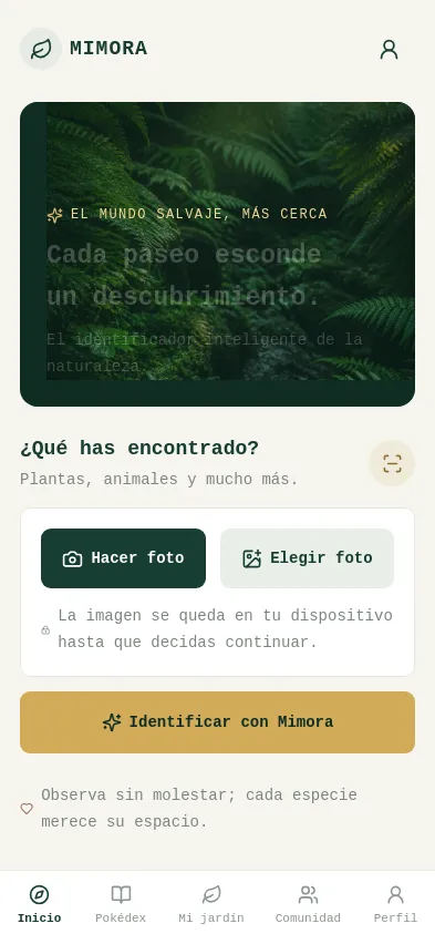 Mimora Nature ID App