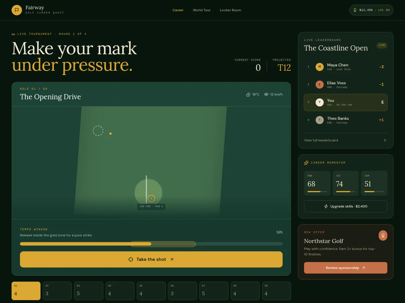Golf Career Quest