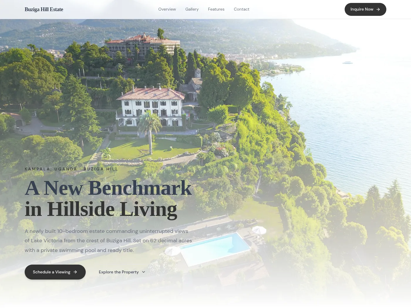 Buziga Hill Estate Page