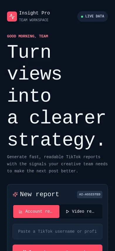 TikTok Insight Pro