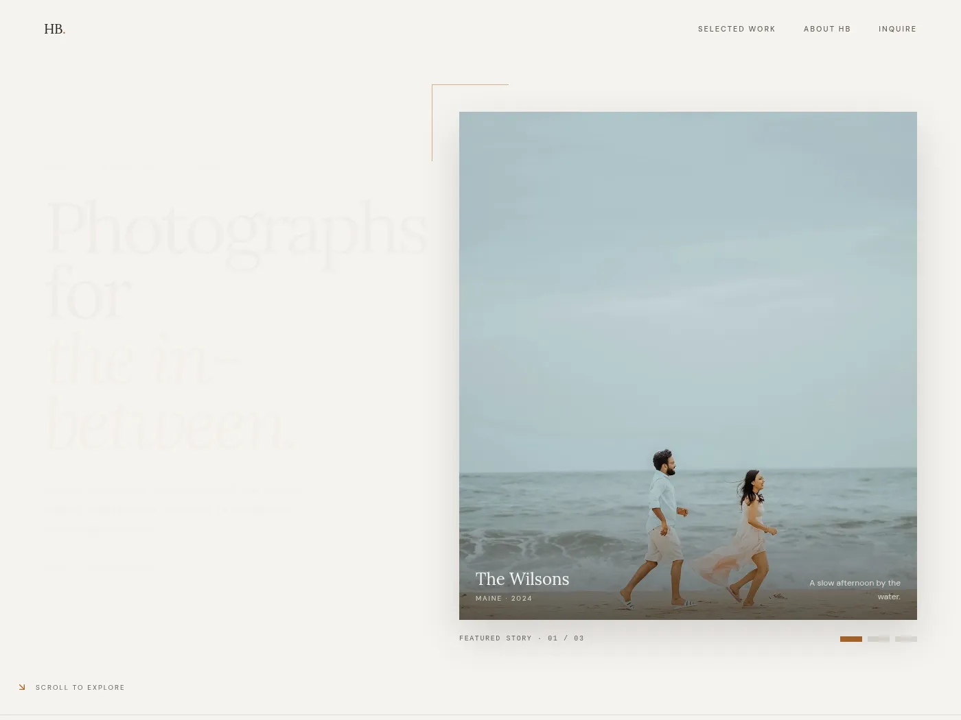 HB Photography Website