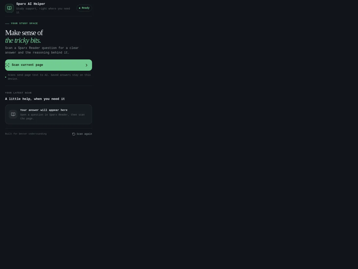 Sparx AI Helper