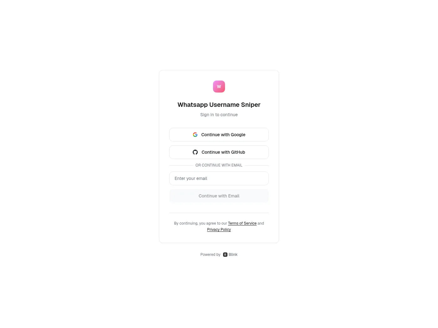 Whatsapp Username Sniper