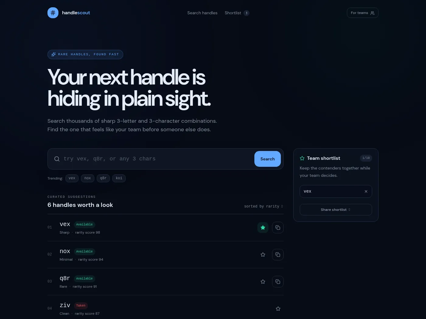 Discord Handle Finder