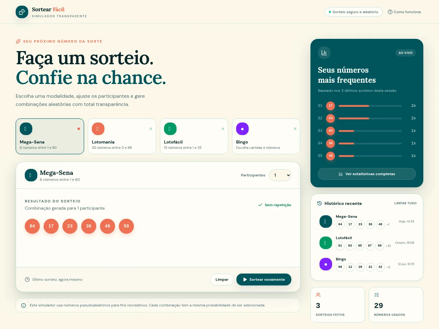 Sortear Fácil