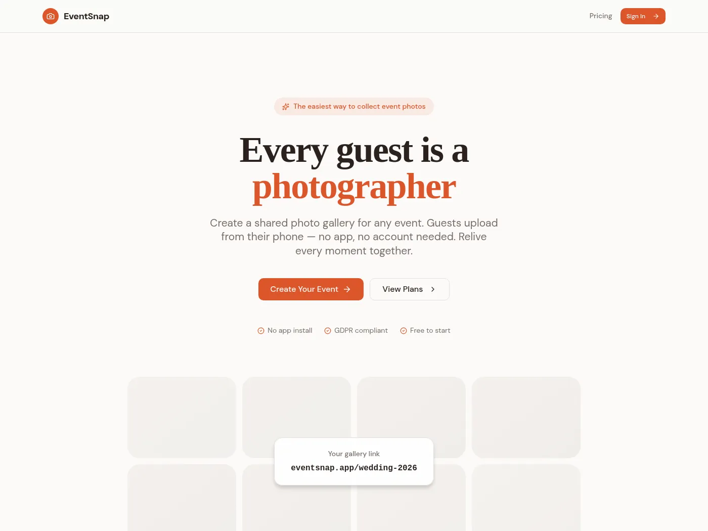 EventSnap Gallery