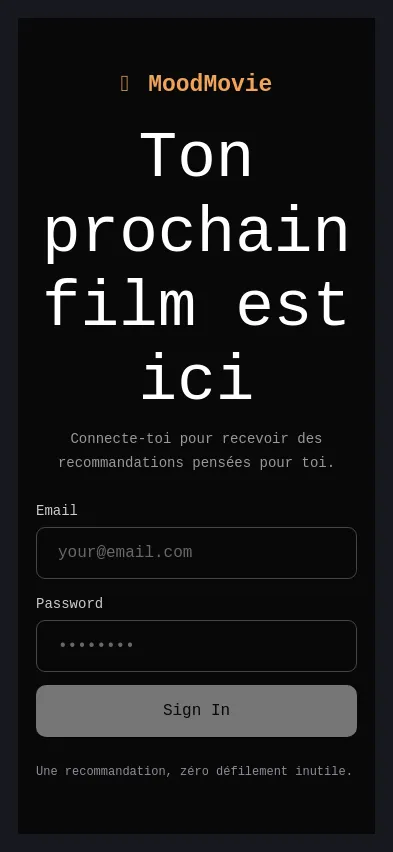 MoodMovie Finder