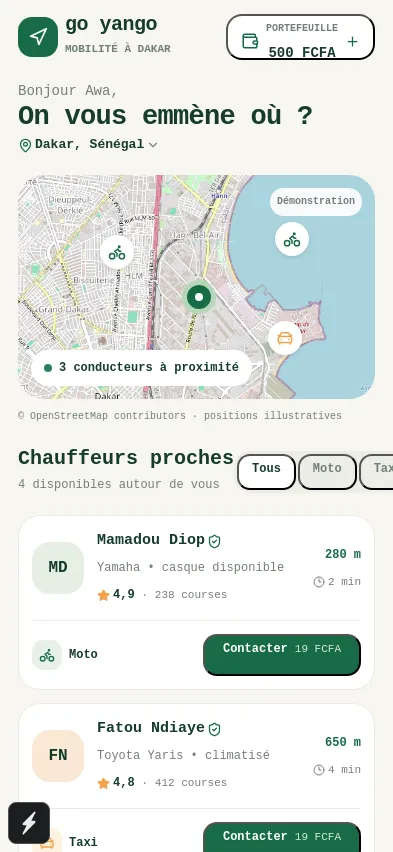 Go Yango Mobility App