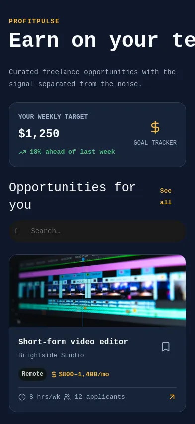 ProfitPulse App