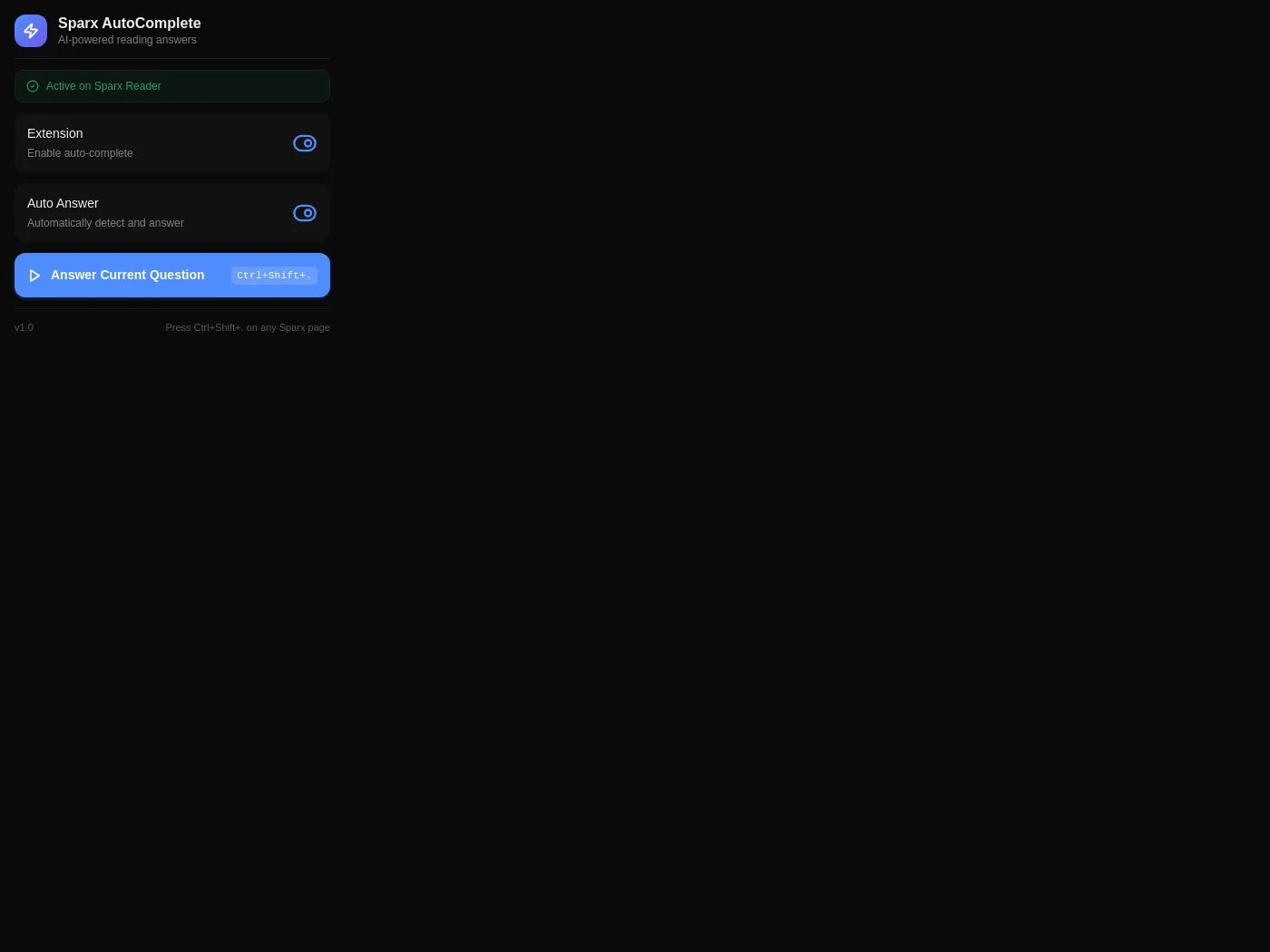 Sparx AutoComplete