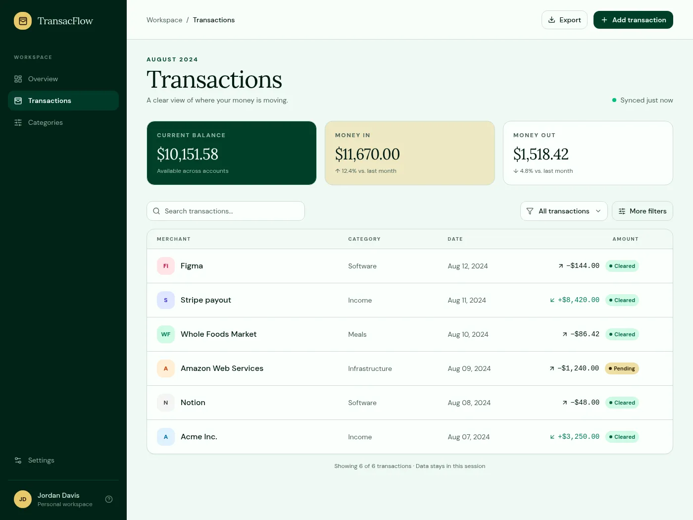 TransacFlow